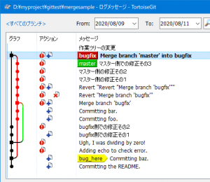 【TortoiseGit】mergeのやり方 | ITedite
